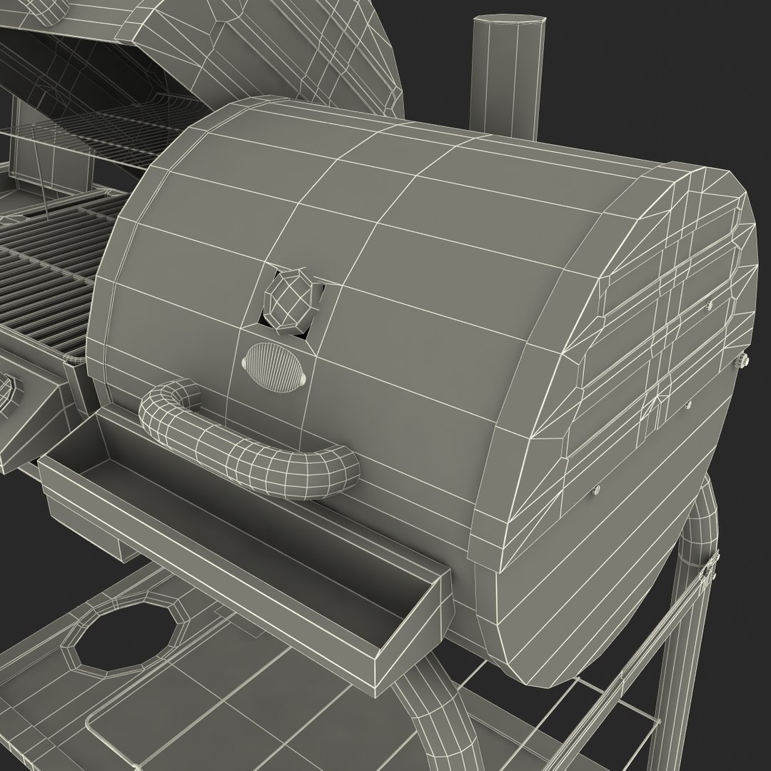 Grill V8 3d Model