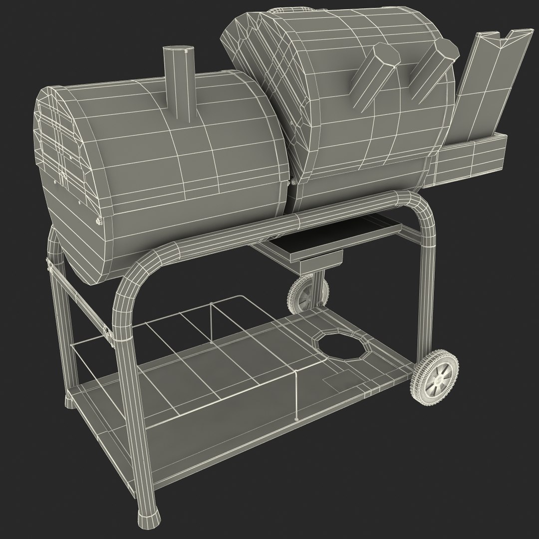 Grill V8 3d Model