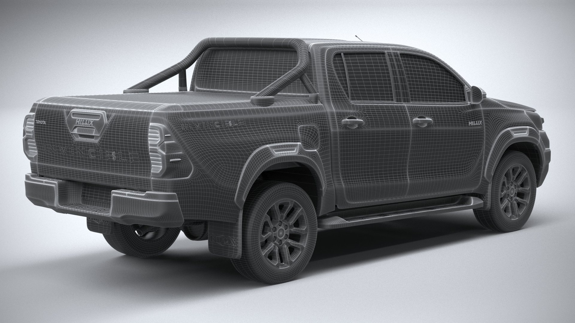 Toyota hilux invincible 3D - TurboSquid 1662101