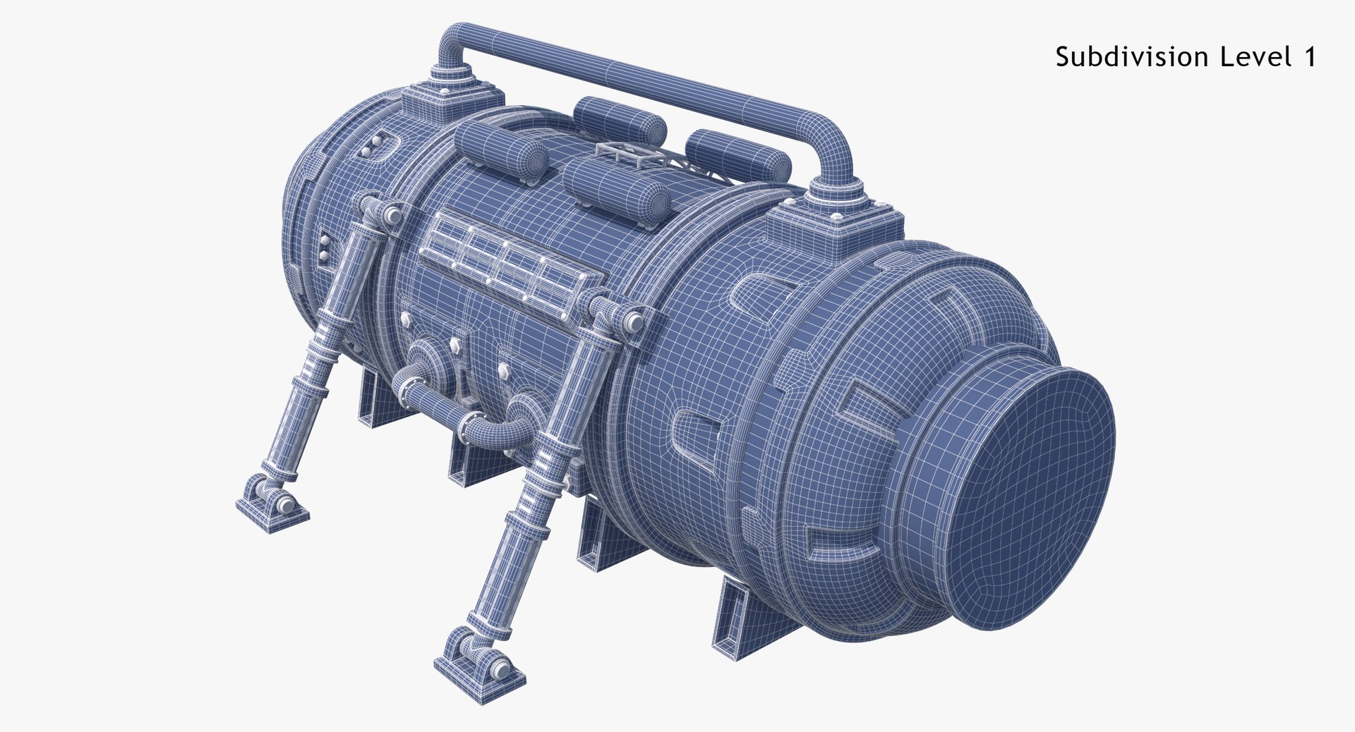 3D Space Colonization Base Constructor Laboratory model - TurboSquid ...