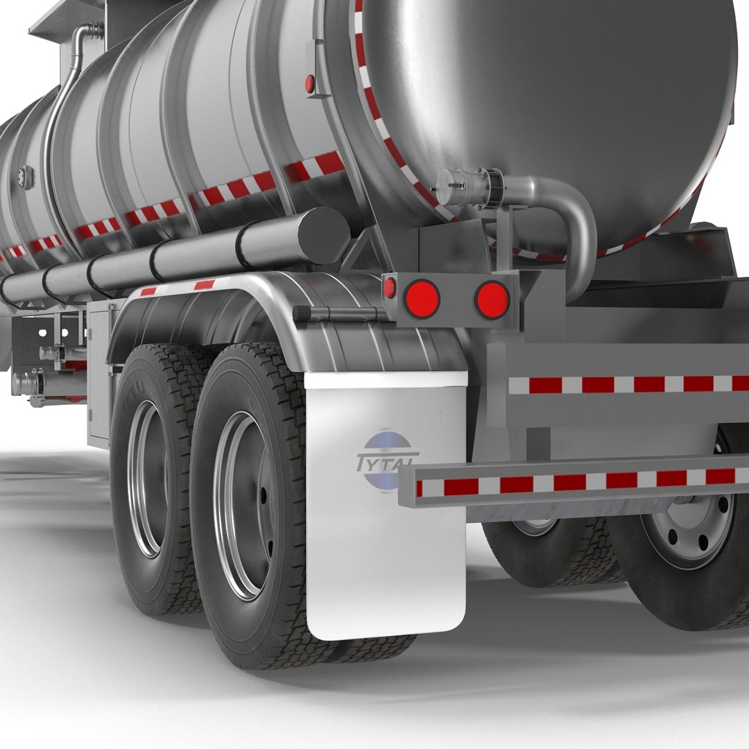 tanker trailer 3d model