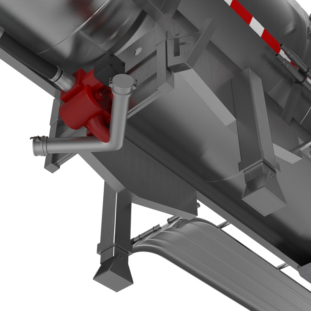 tanker trailer 3d model
