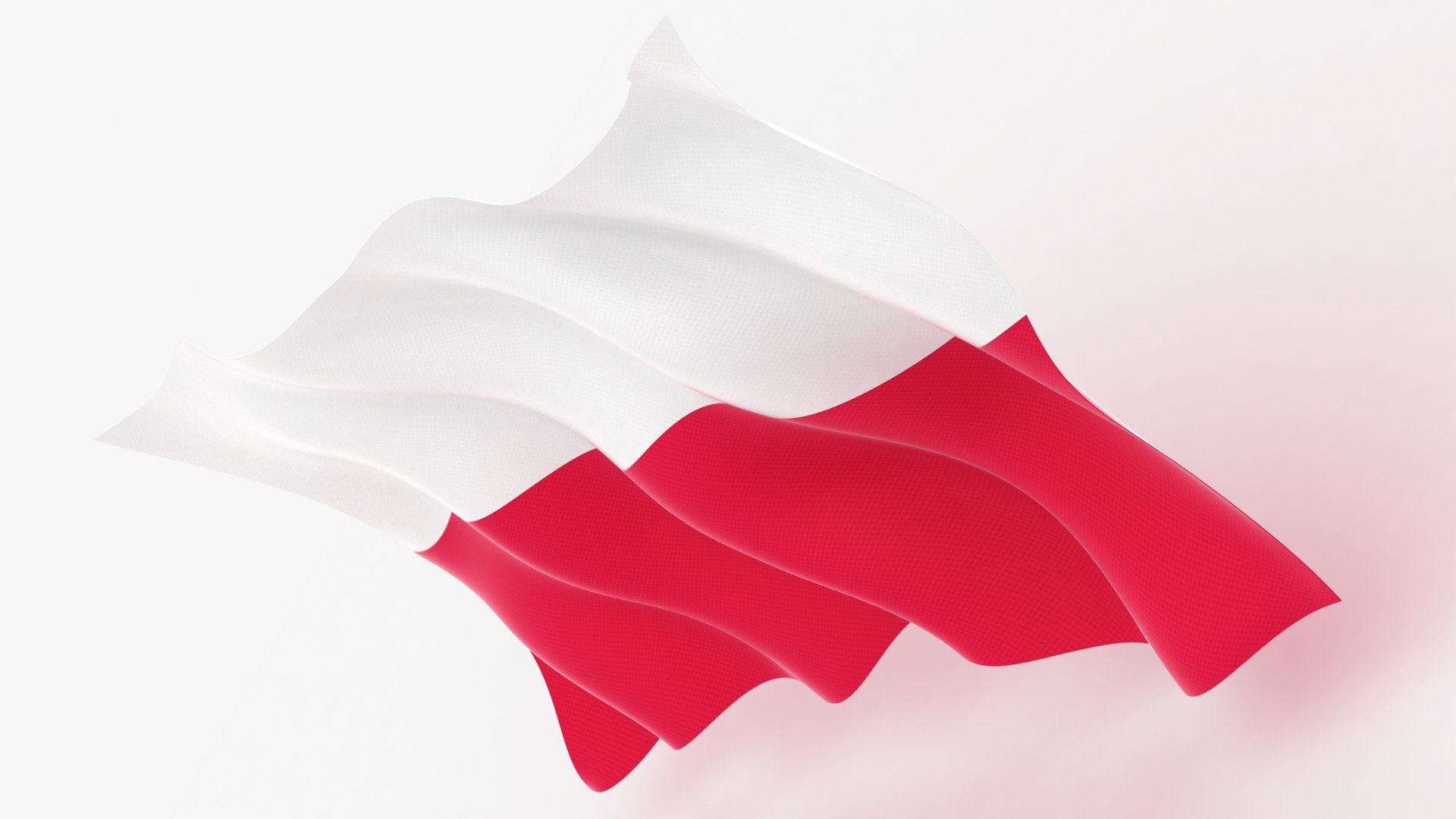 Poland Flag Animation Model - TurboSquid 1613913