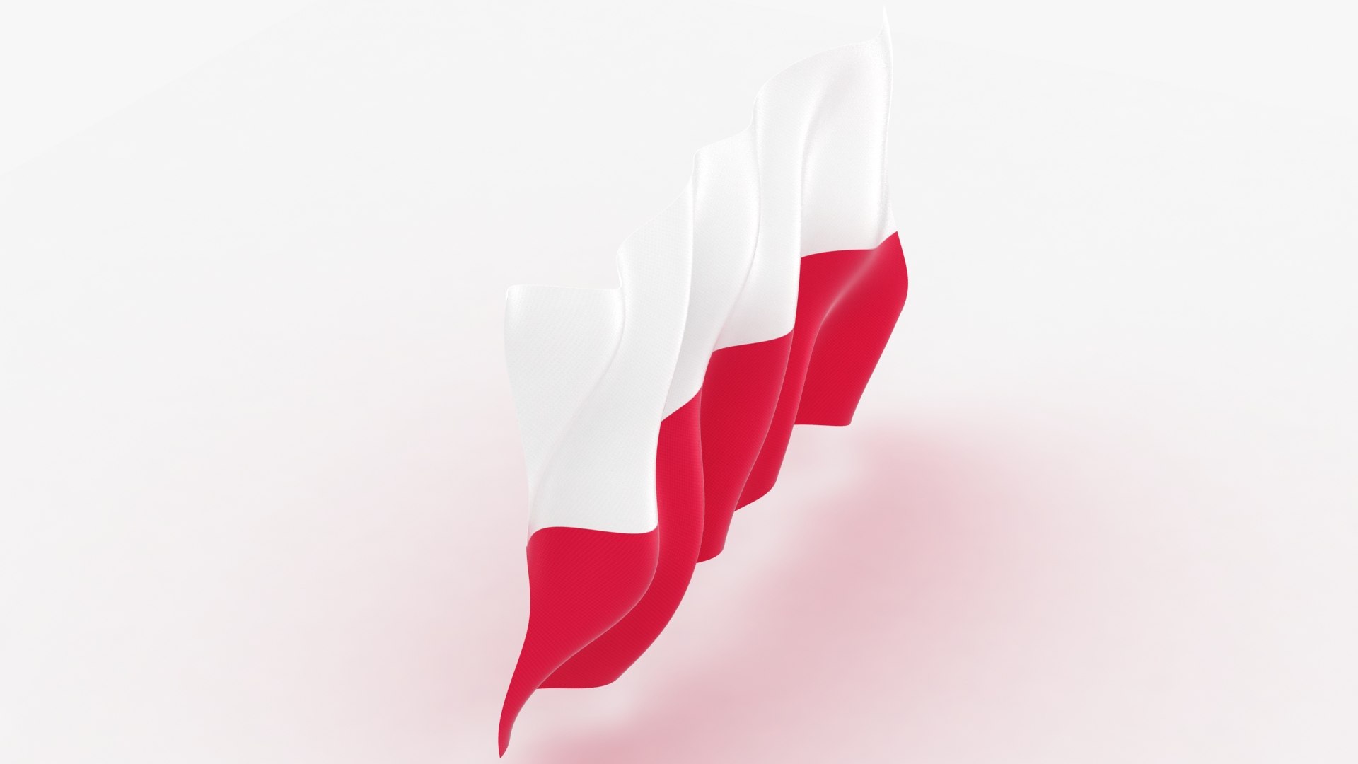Poland Flag Animation Model - TurboSquid 1613913