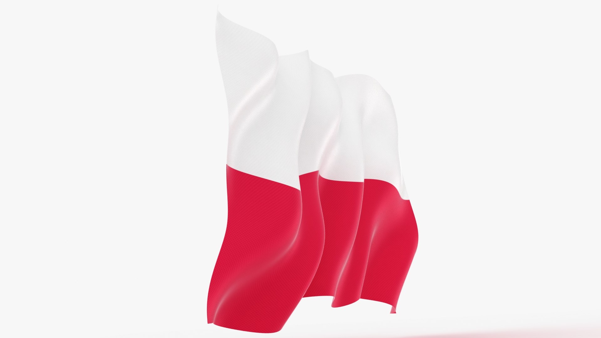 Poland Flag Animation Model - TurboSquid 1613913
