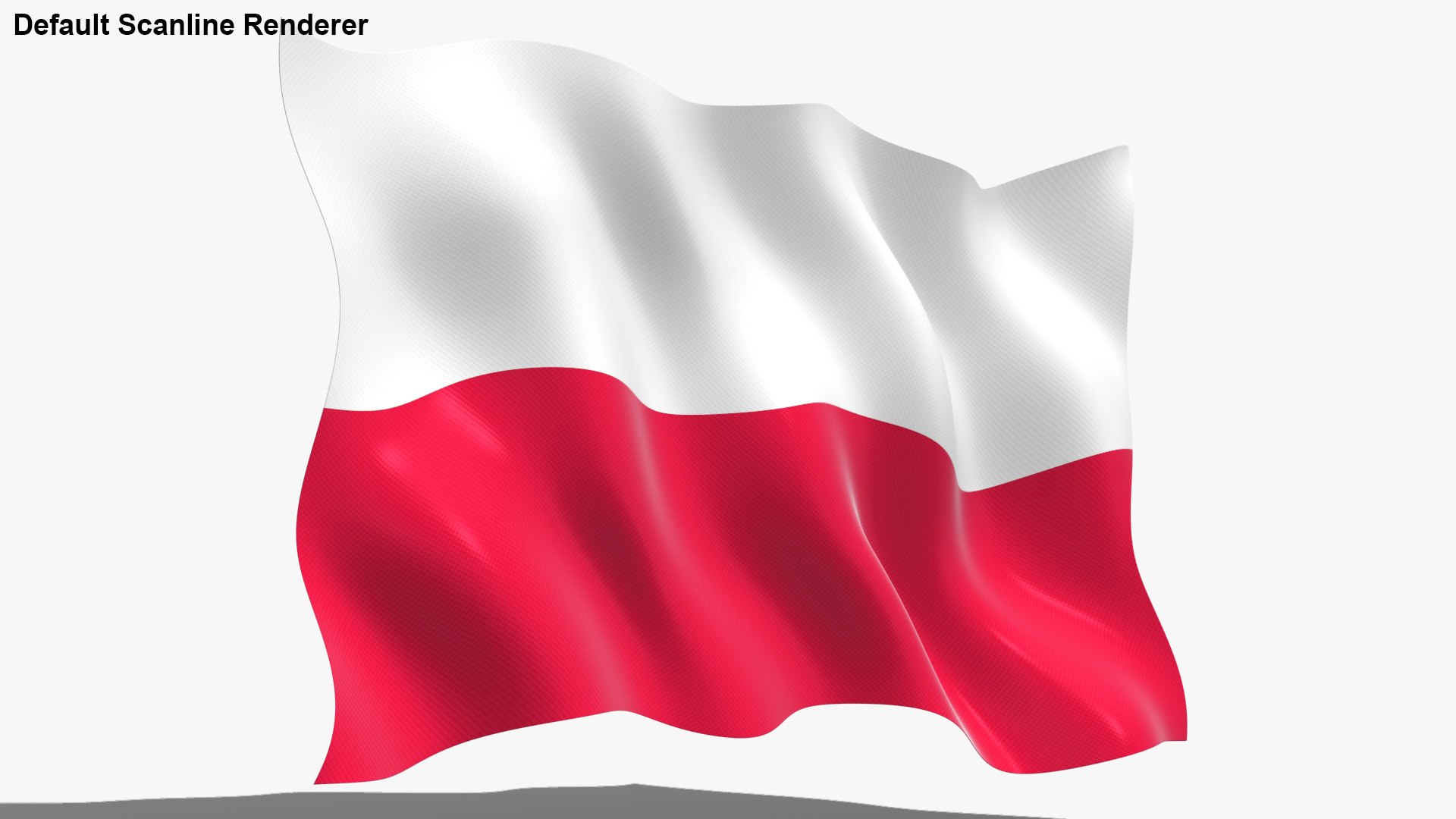 Poland Flag Animation Model - TurboSquid 1613913