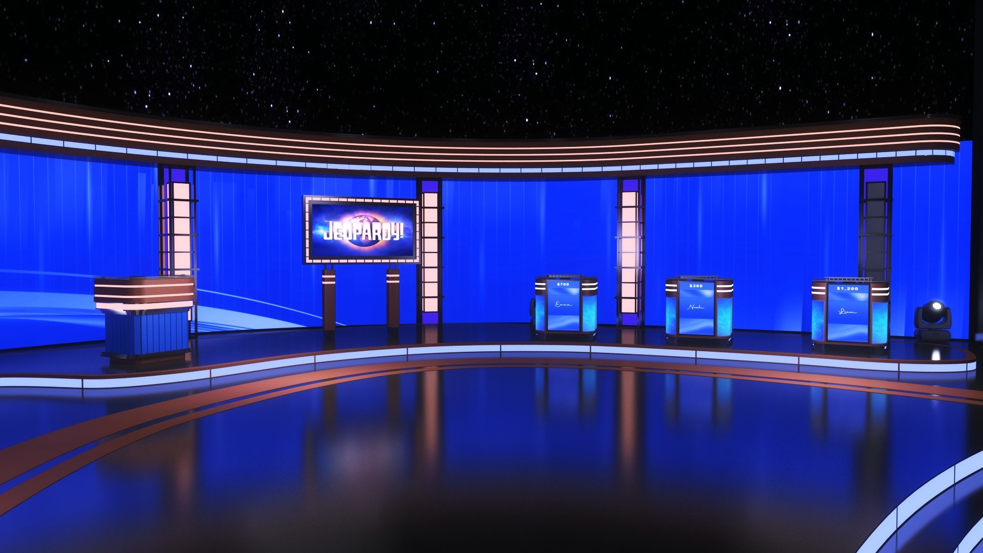 TV Game Show - Jeoprady Model - TurboSquid 2247962