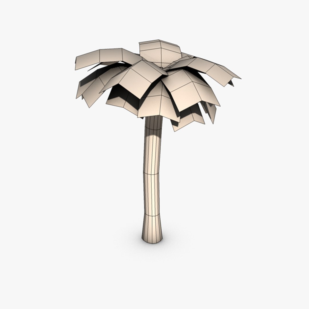3d Model Palm Tree