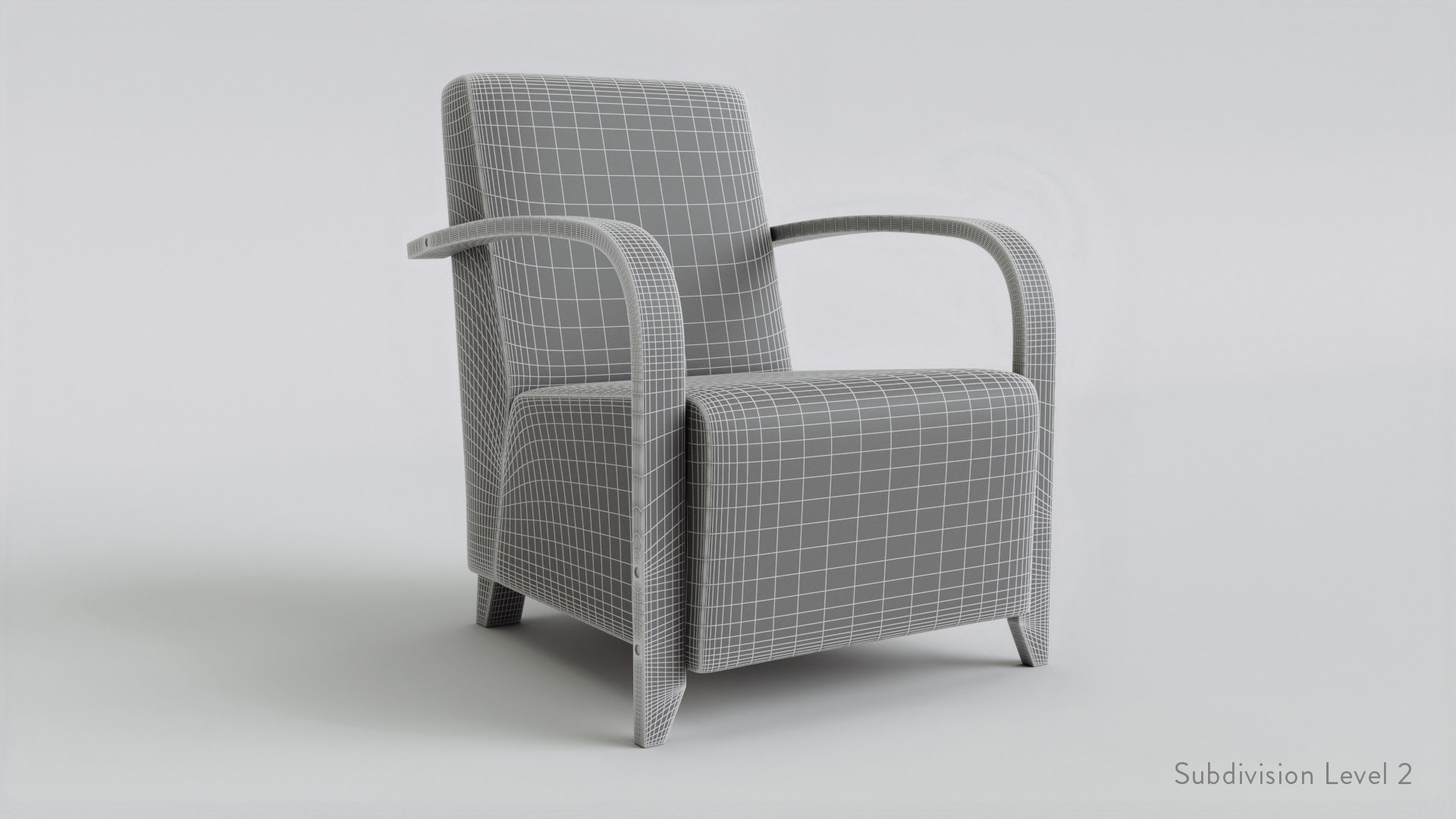 Volga Chair 3D Model - TurboSquid 1656697