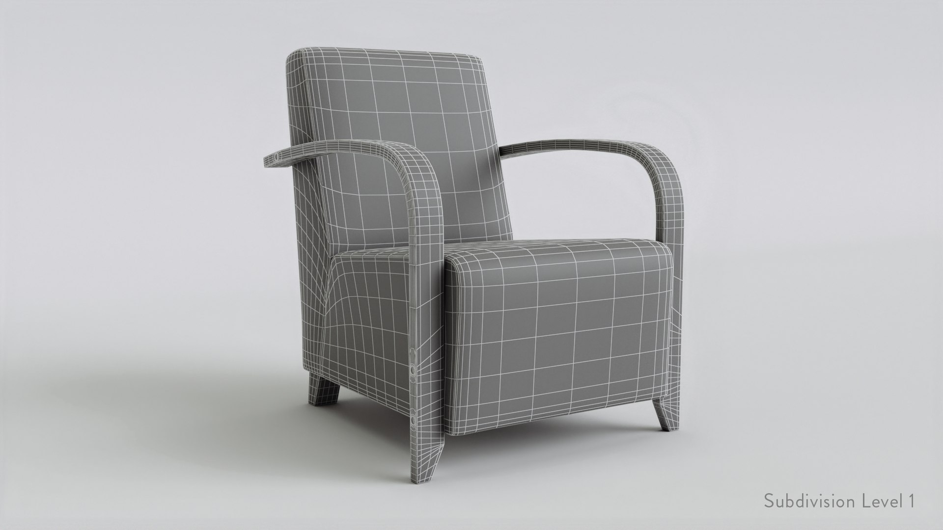 Volga Chair 3D Model - TurboSquid 1656697