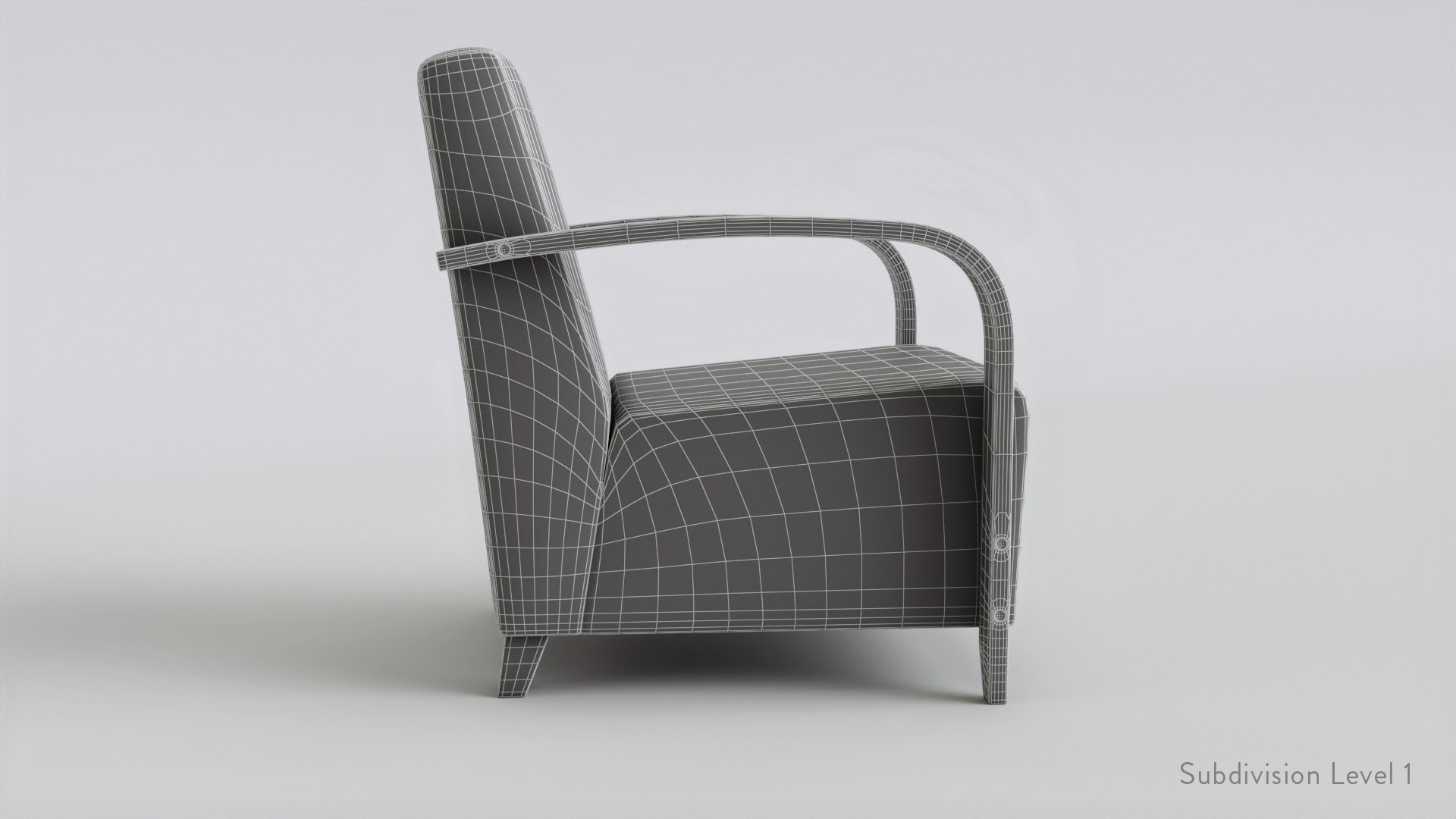 Volga Chair 3D Model - TurboSquid 1656697