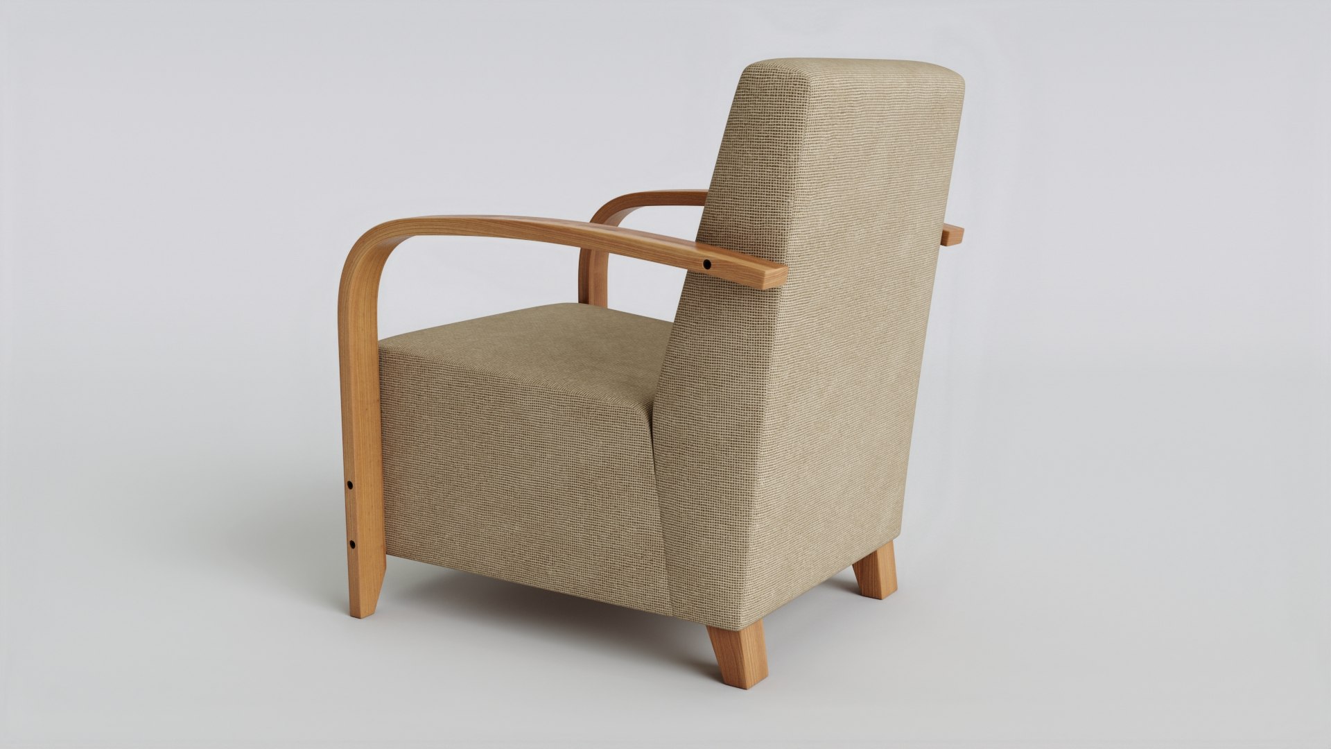 Volga Chair 3D Model - TurboSquid 1656697