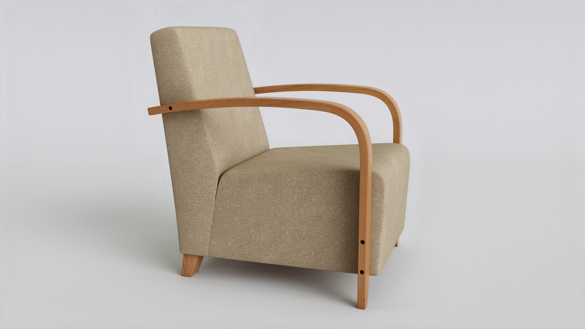 Volga Chair 3D Model - TurboSquid 1656697