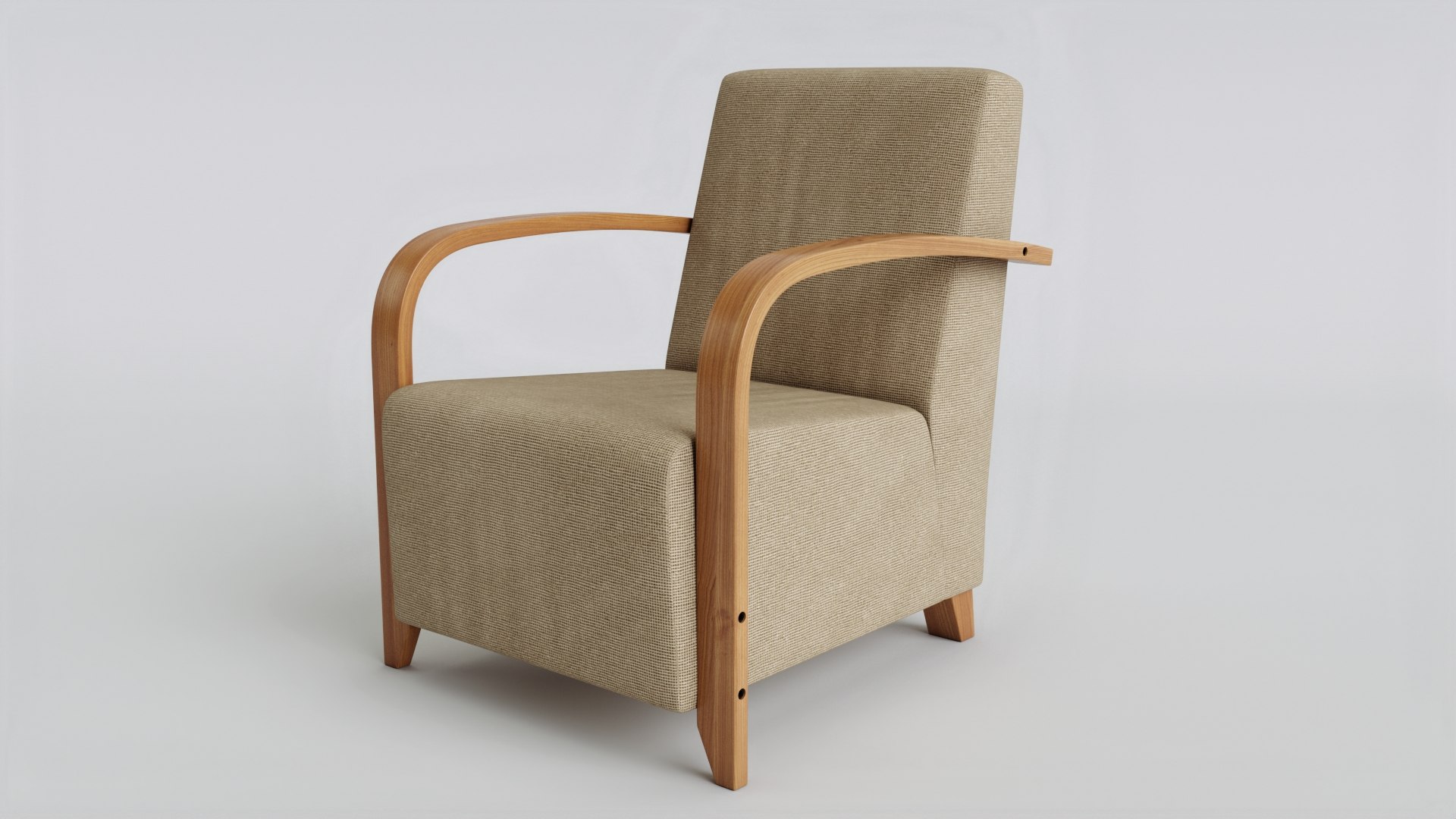 Volga Chair 3D Model - TurboSquid 1656697