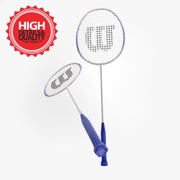 3d model 2 badminton