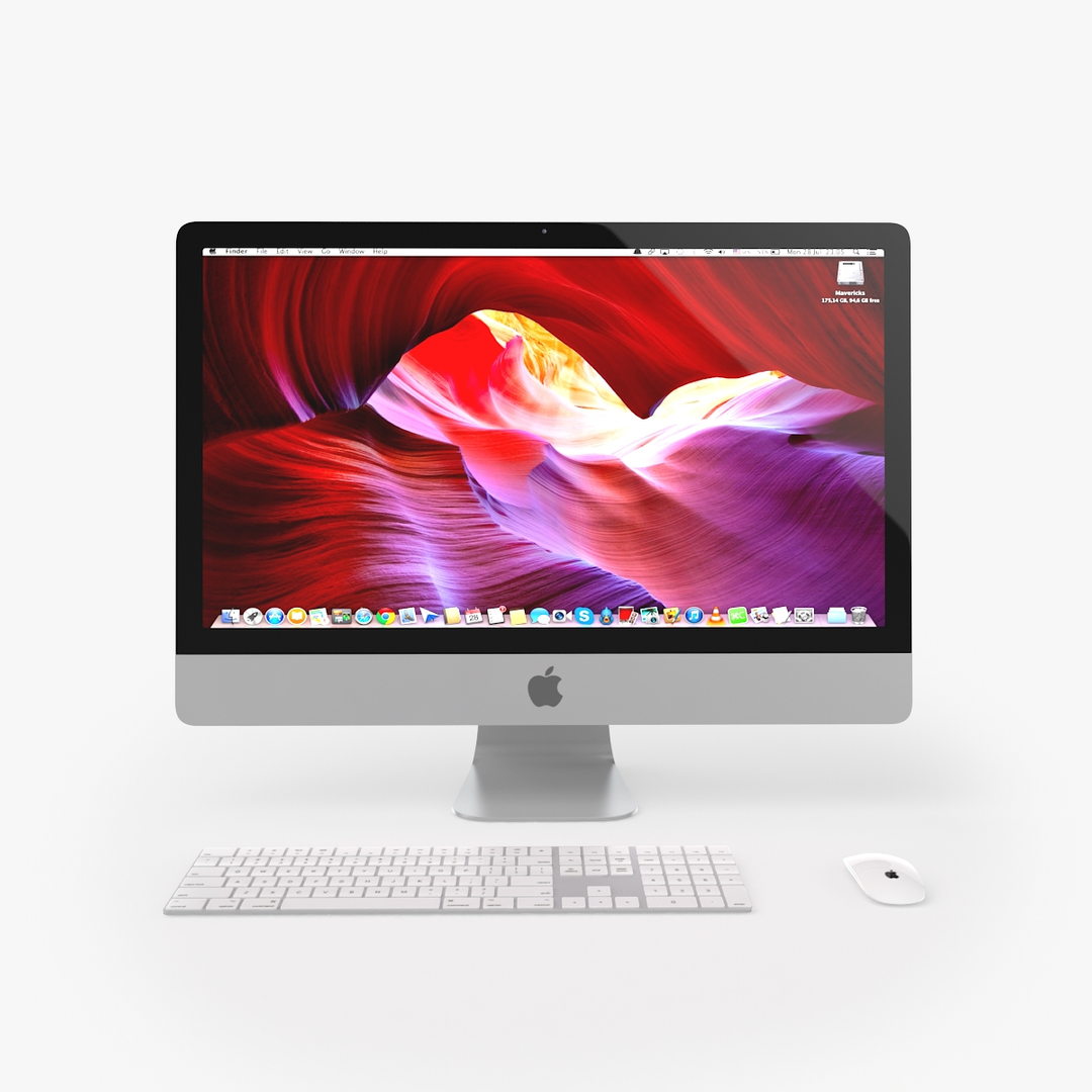 New Imac Set 2017 3D Model - TurboSquid 1179239