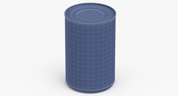 Canned Green Beans 14 5oz Blank and Generic Label 3D model - TurboSquid ...