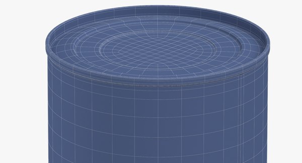 Canned Green Beans 14 5oz Blank and Generic Label 3D model - TurboSquid ...