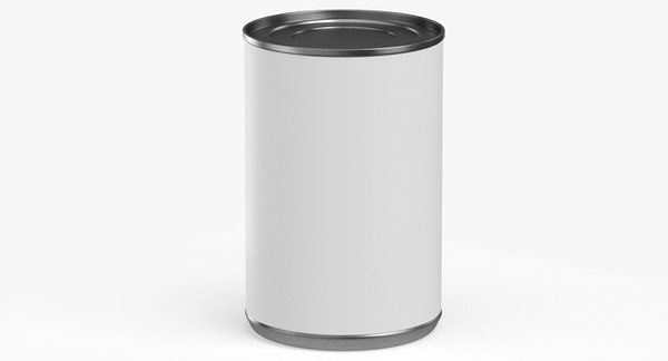 Canned Green Beans 14 5oz Blank and Generic Label 3D model - TurboSquid ...
