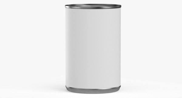Canned Green Beans 14 5oz Blank and Generic Label 3D model - TurboSquid ...