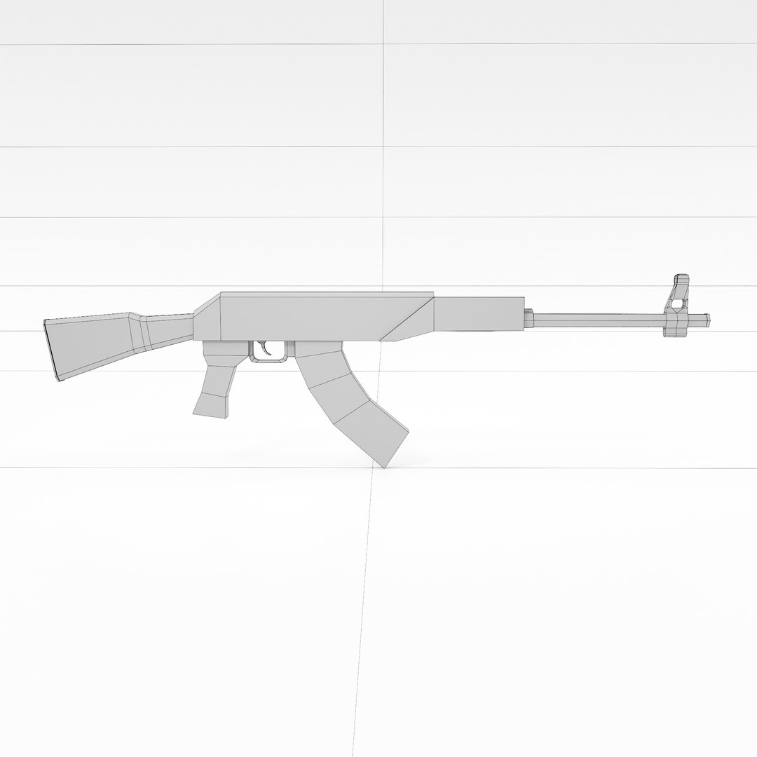 3D TKB 517 Assault Rifle Model - TurboSquid 1993213