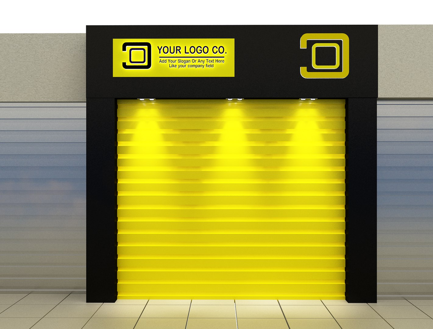Car Service Entrance Logo Sign A607B 3D - TurboSquid 1913456