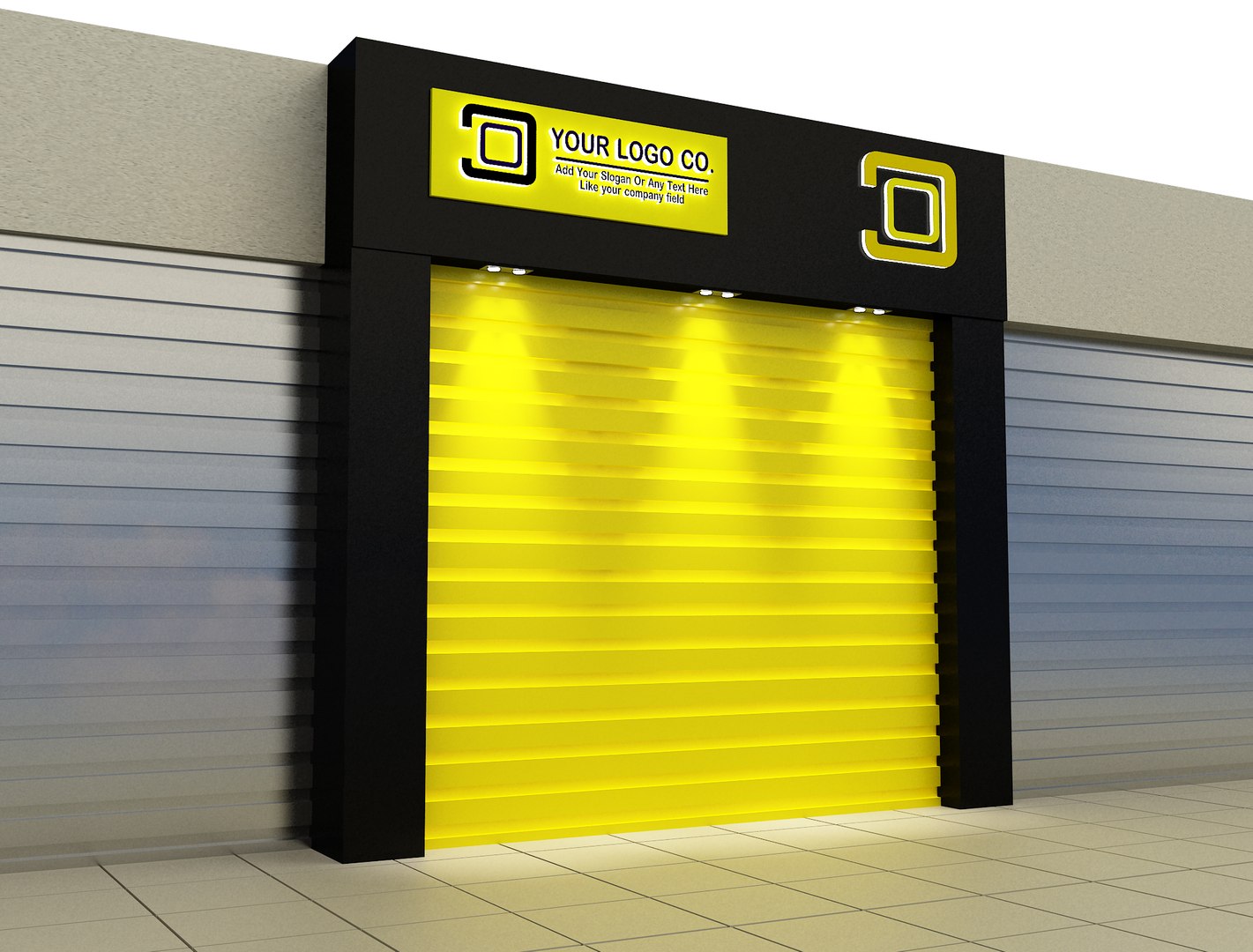 Car Service Entrance Logo Sign A607B 3D - TurboSquid 1913456