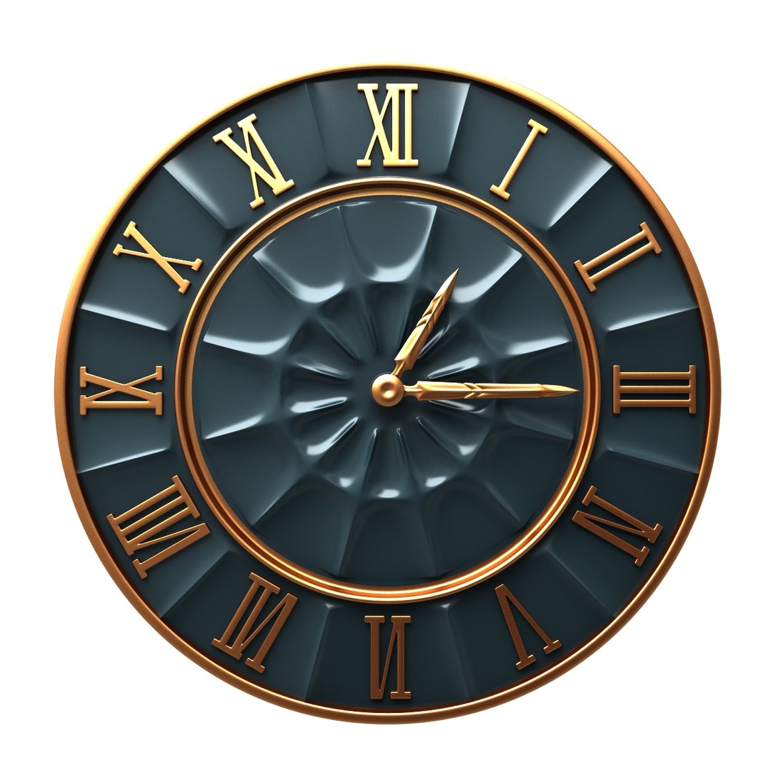 3D Model Analog Wall Clock - TurboSquid 1290385