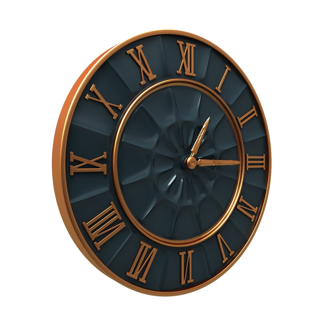3D Model Analog Wall Clock - TurboSquid 1290385