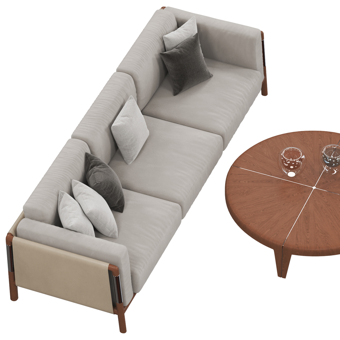 3D giorgetti urban sofa - TurboSquid 1510522