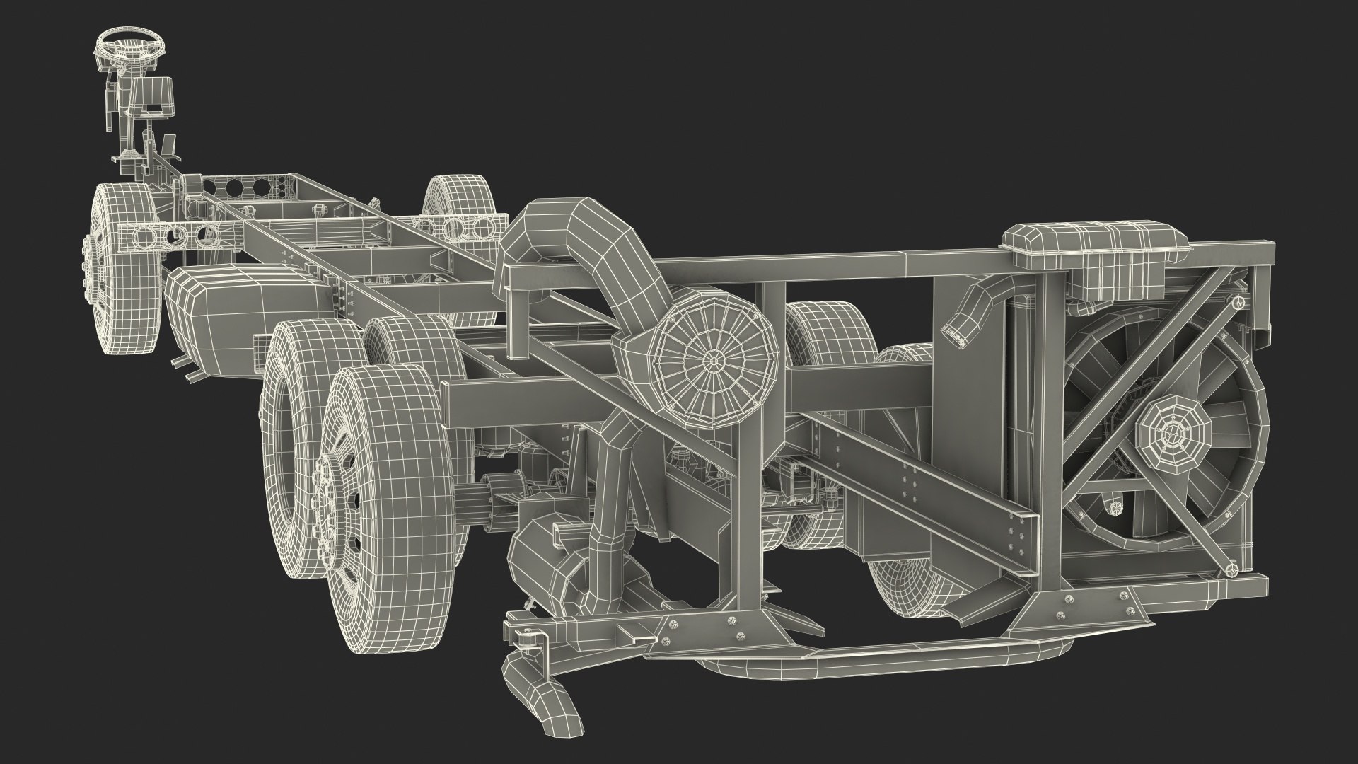 3D Model Bus Chassis Generic Rigged - TurboSquid 1545355