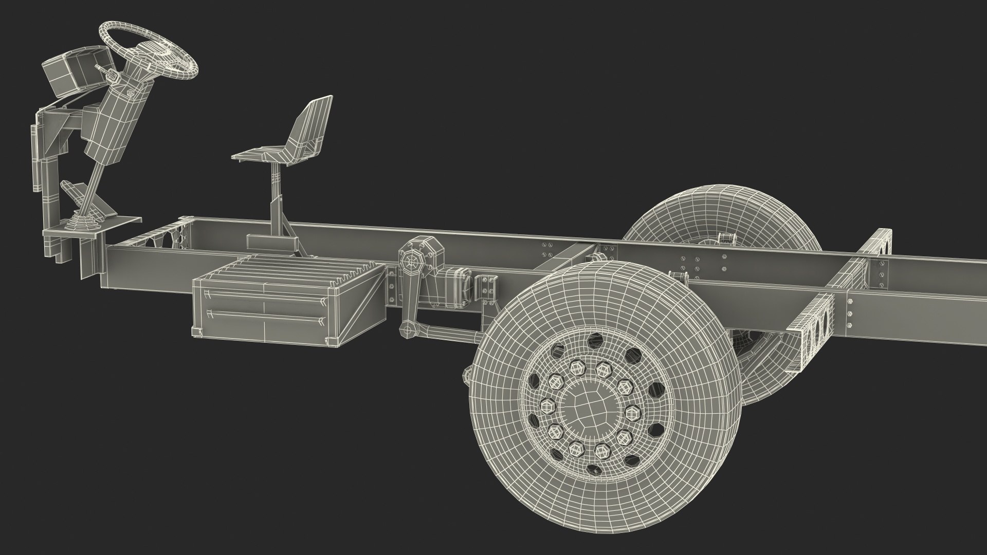 3D Model Bus Chassis Generic Rigged - TurboSquid 1545355