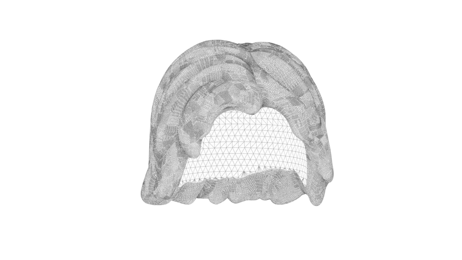 Detailed Lego Hair 3D Model - TurboSquid 2269335