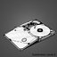 Hard Disk Drive Hdd 3d Model