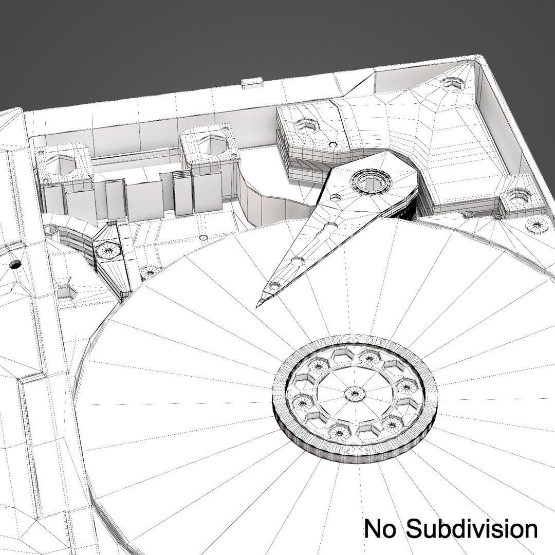 Hard Disk Drive Hdd 3d Model