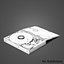 Hard Disk Drive Hdd 3d Model