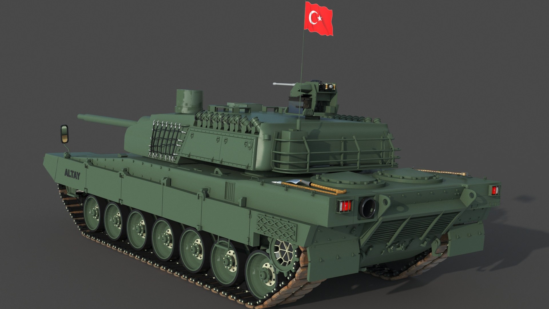 Tank Altay 3D Model - TurboSquid 2344816