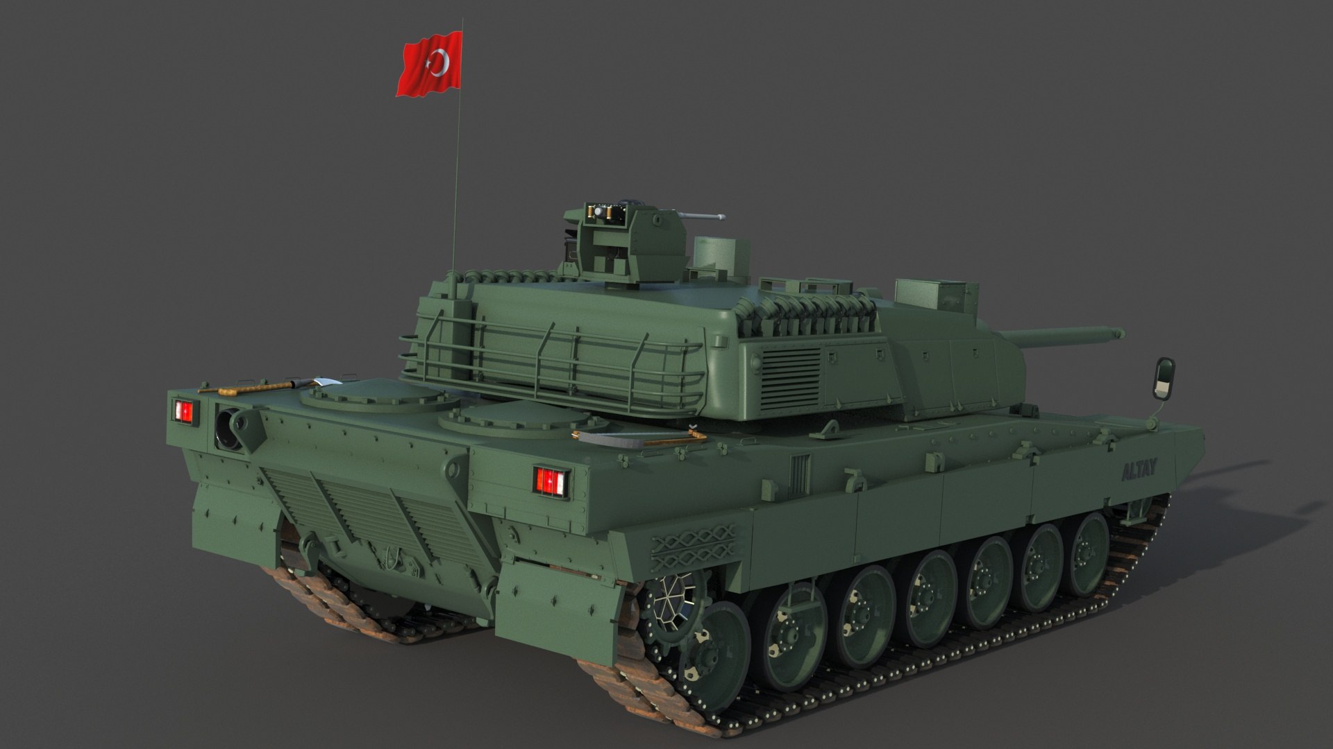 Tank Altay 3D Model - TurboSquid 2344816