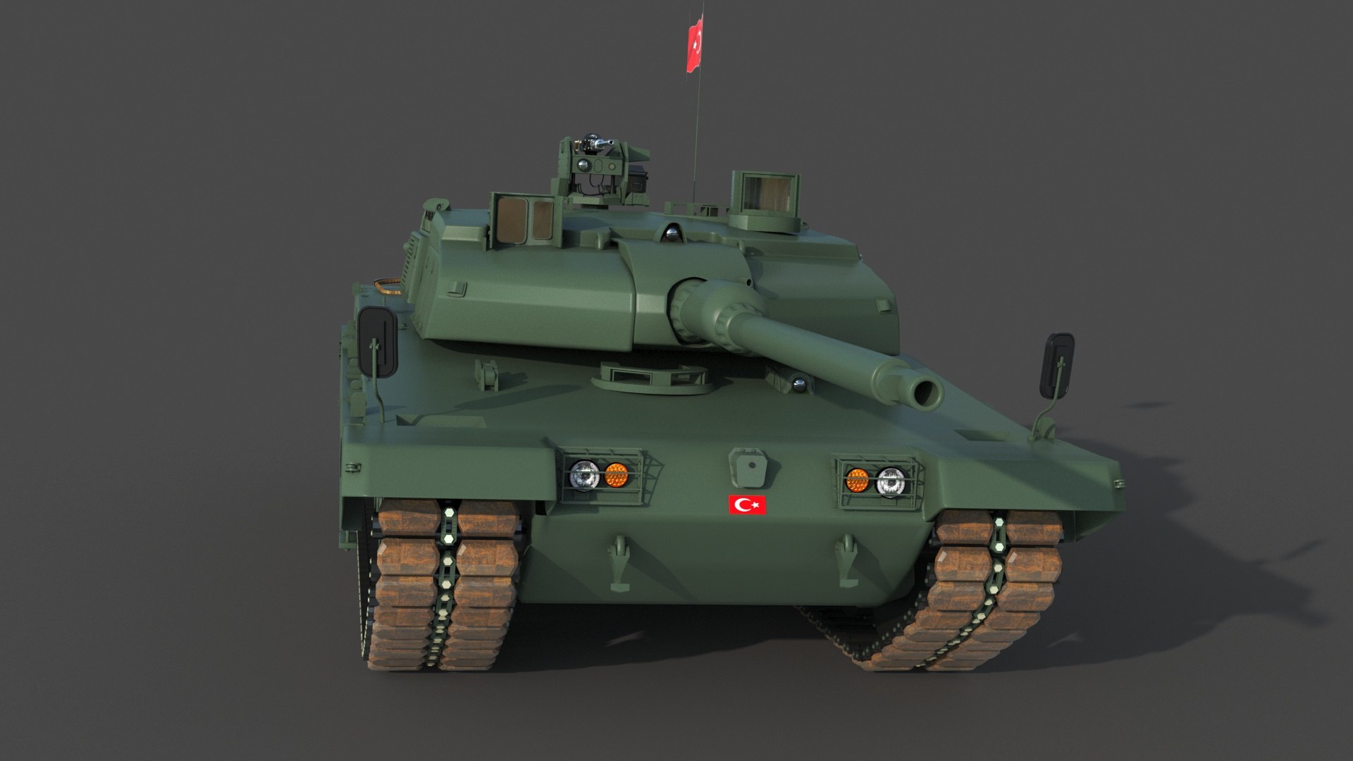 Tank Altay 3D Model - TurboSquid 2344816
