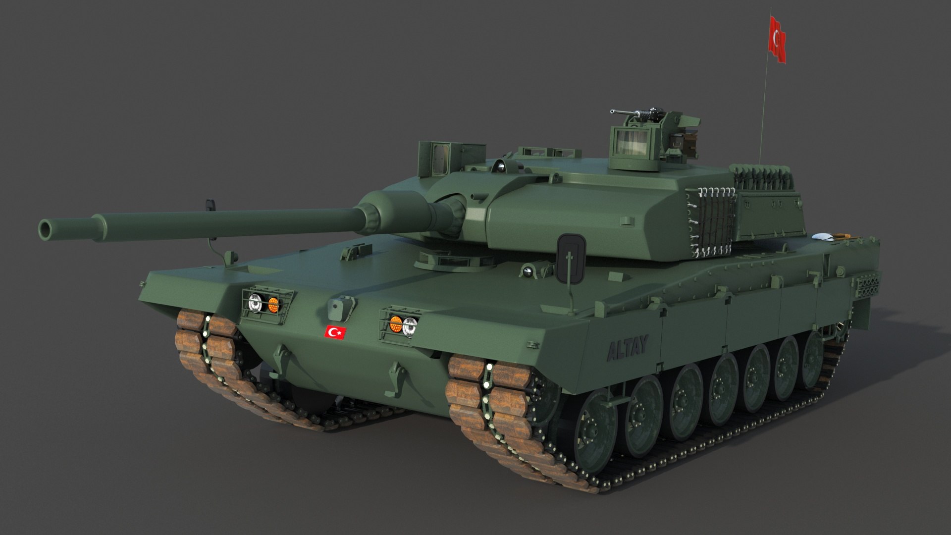 Tank Altay 3D Model - TurboSquid 2344816