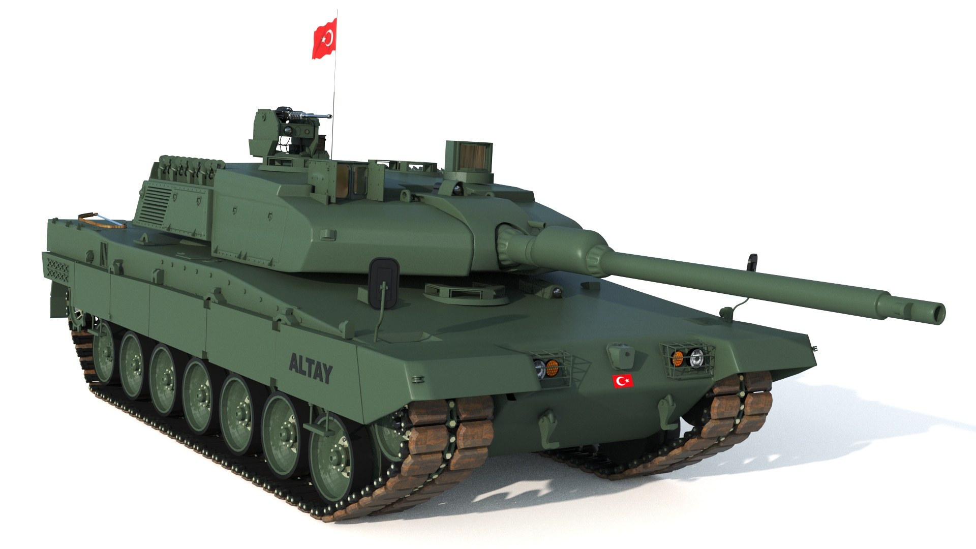 Tank Altay 3D Model - TurboSquid 2344816