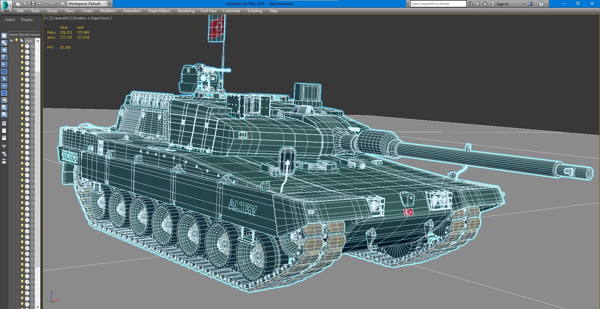 Tank Altay 3D Model - TurboSquid 2344816