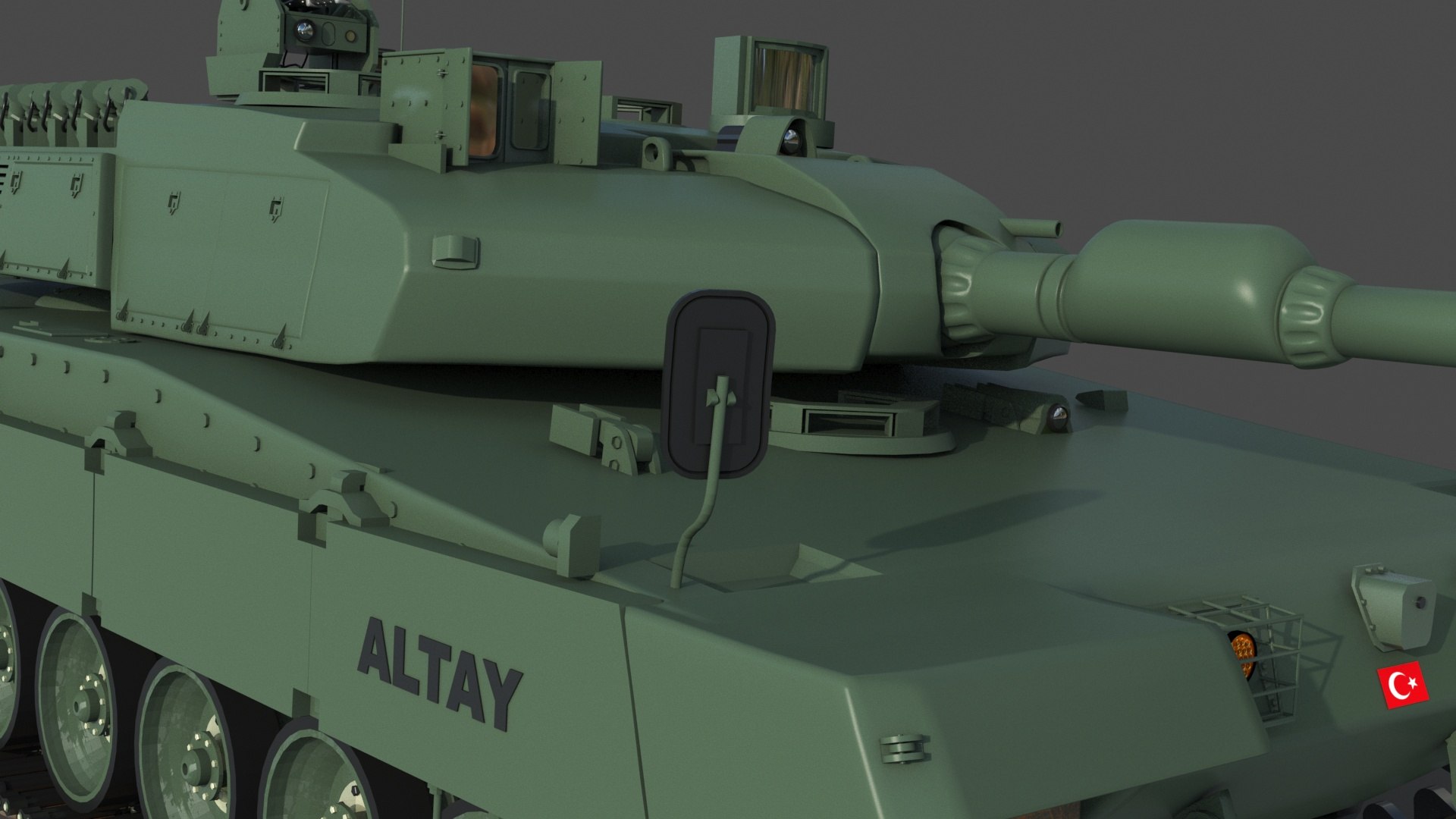 Tank Altay 3D Model - TurboSquid 2344816