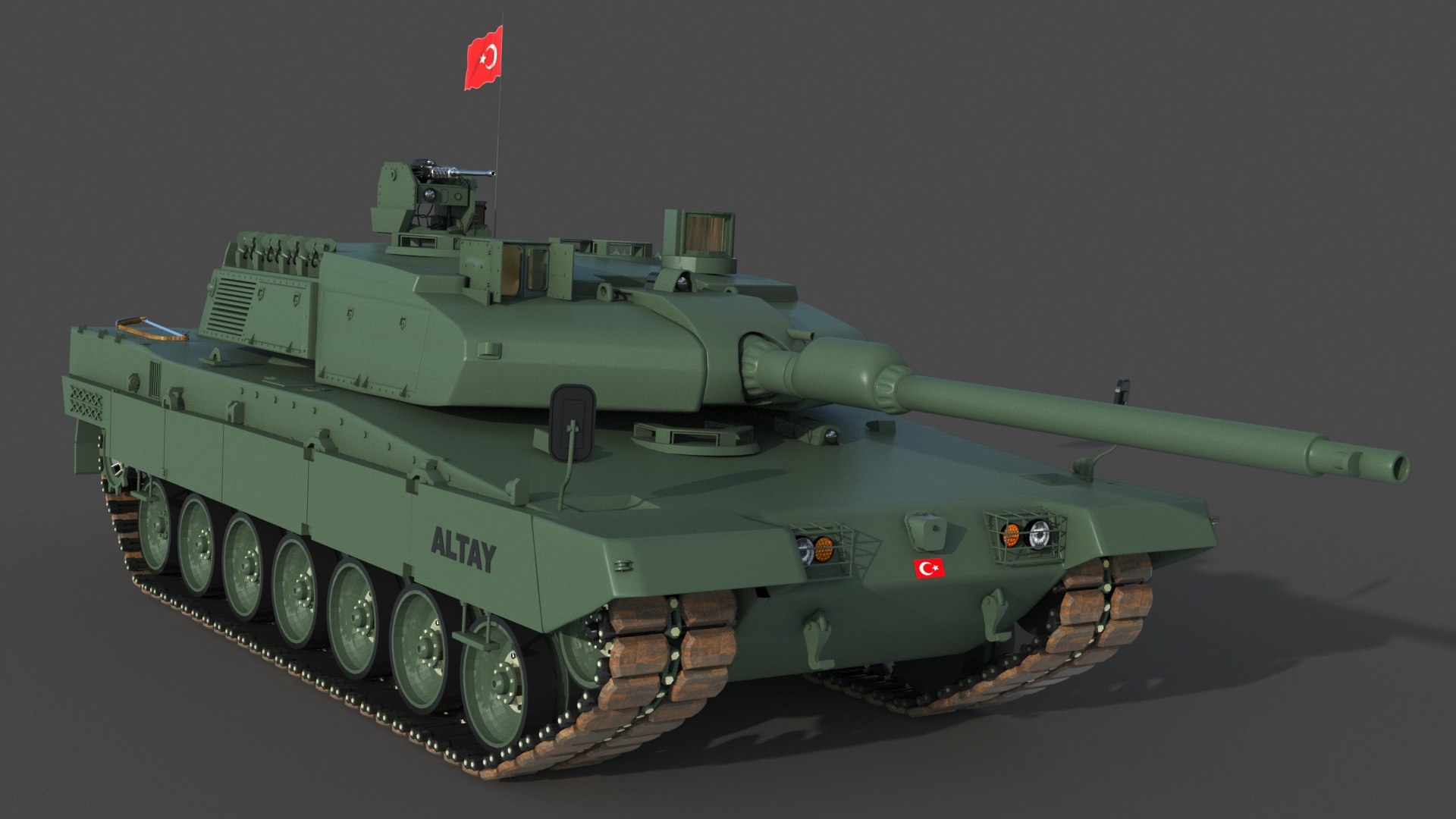 Tank Altay 3D Model - TurboSquid 2344816
