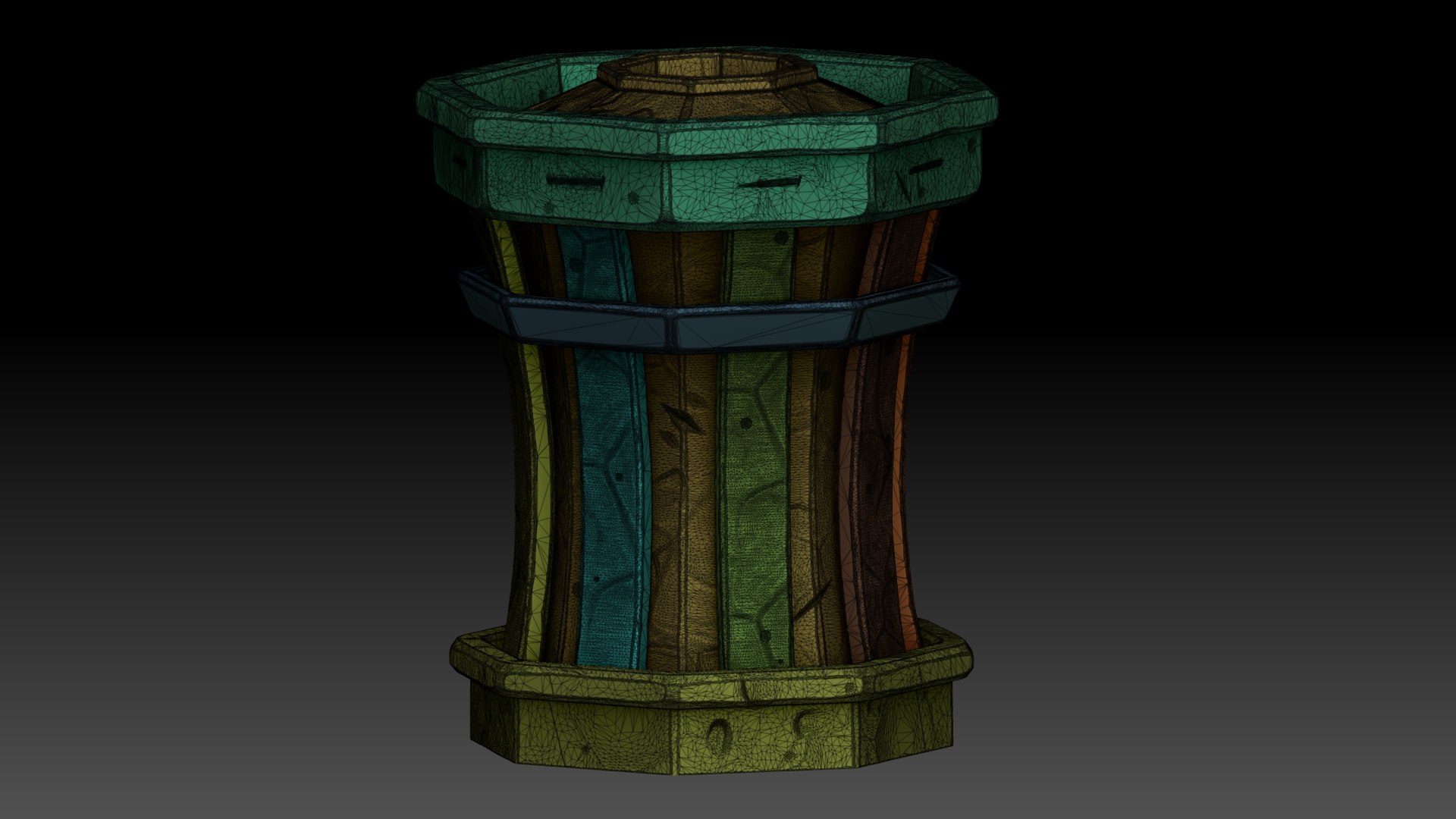 3D Stylized Trash Can Model - TurboSquid 2017137