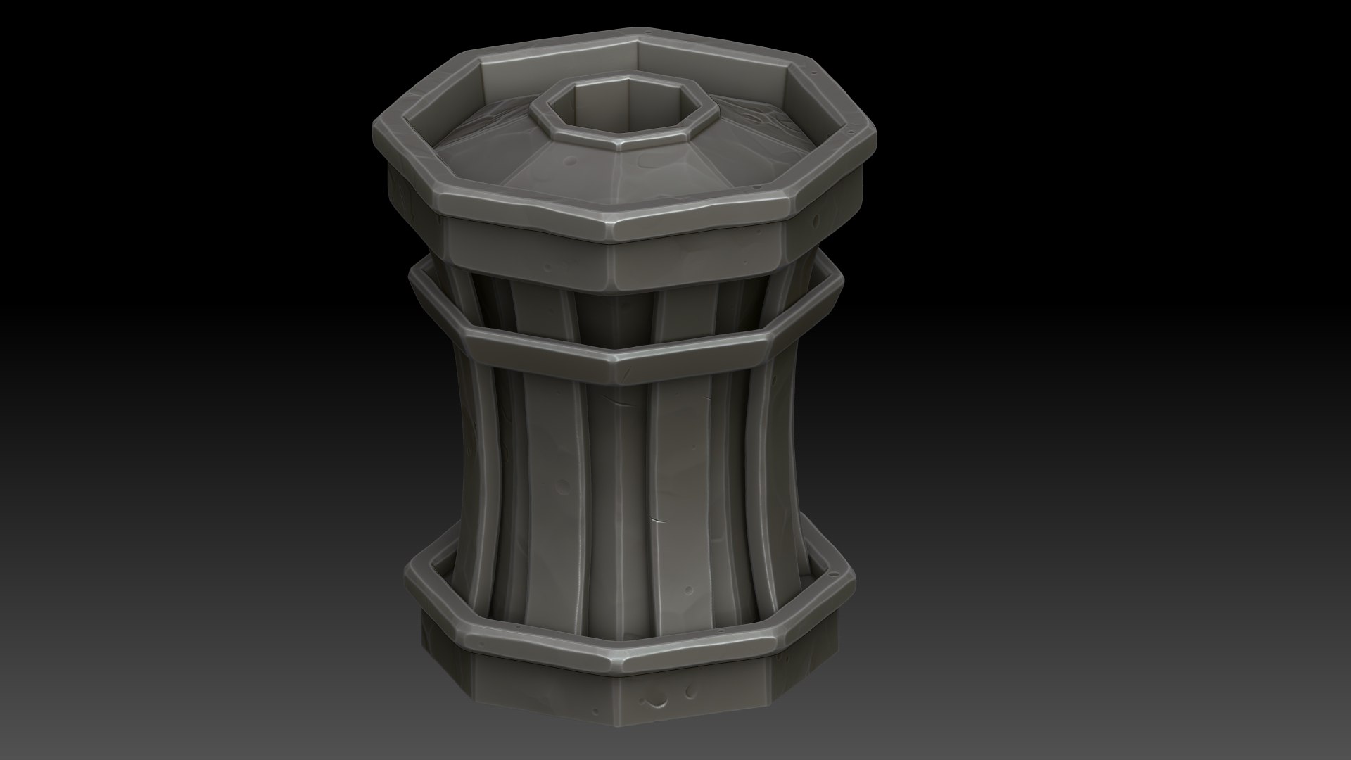 3D Stylized Trash Can Model - TurboSquid 2017137