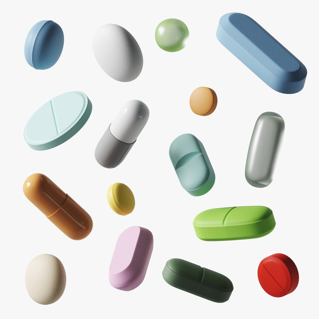 Pharmacy Pills 3D Model - TurboSquid 2259668