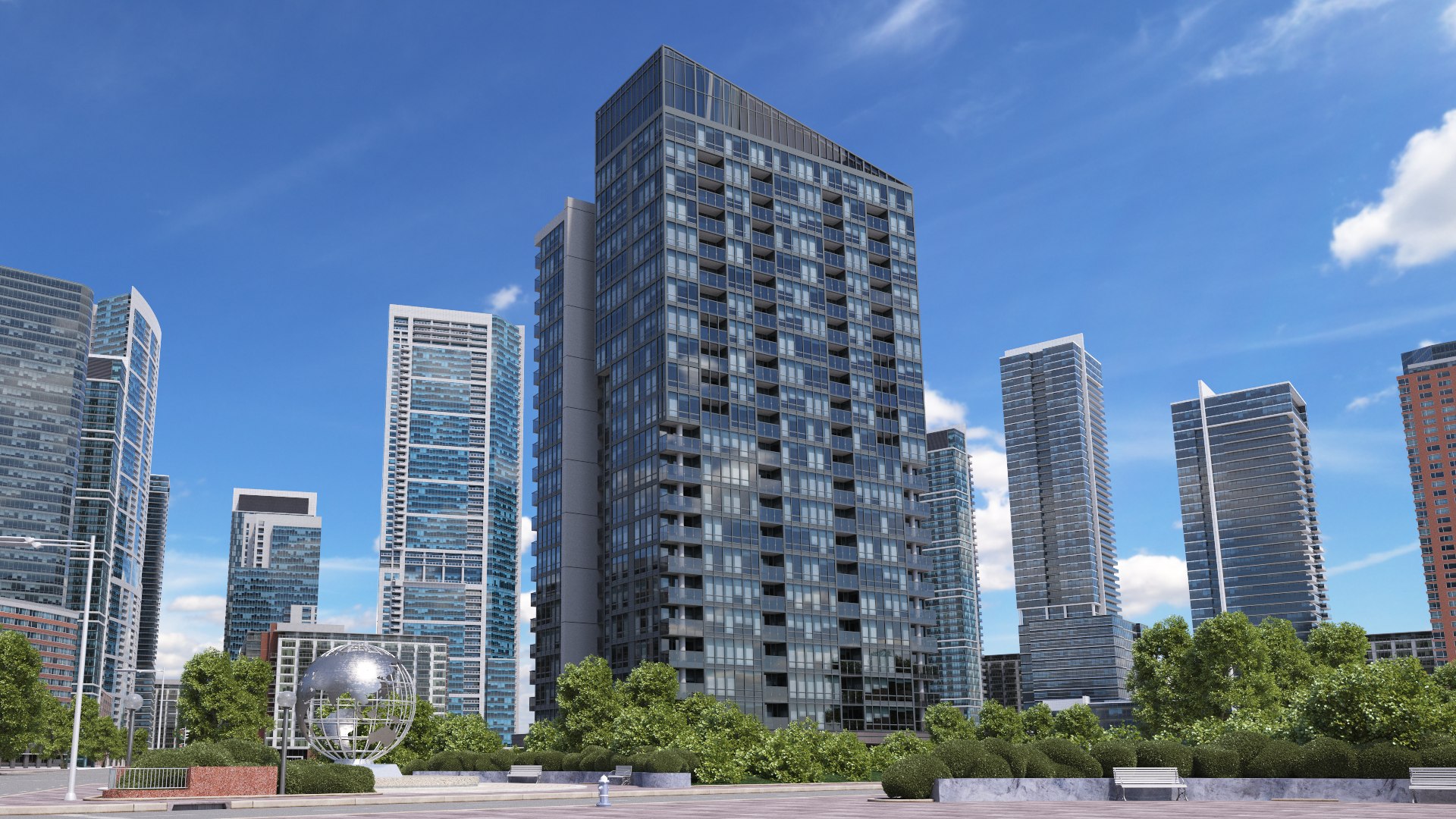 3D Pinnacle Adelaide Buildings Model - TurboSquid 1511797