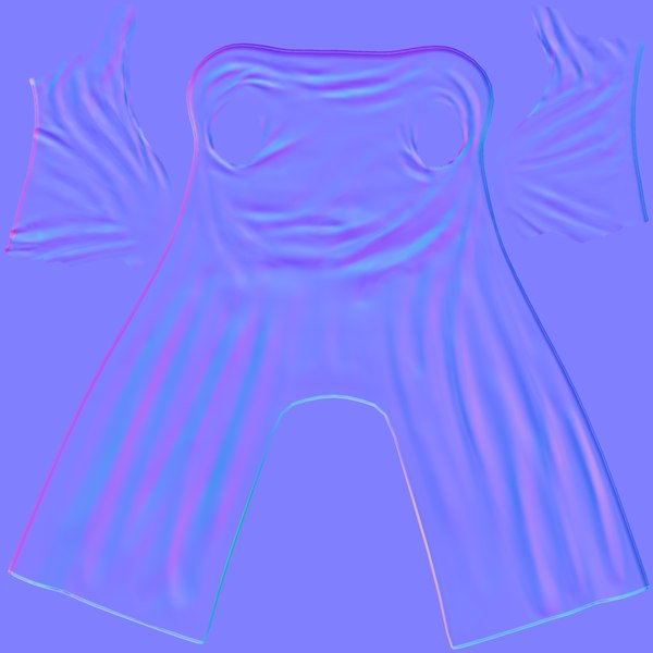 3D Japanese Anime Style Open Front Overcoat model - TurboSquid 1919709