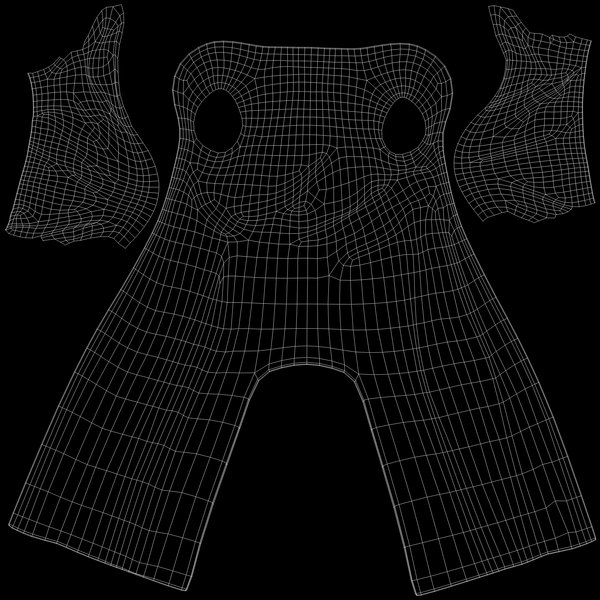 3D Japanese Anime Style Open Front Overcoat model - TurboSquid 1919709